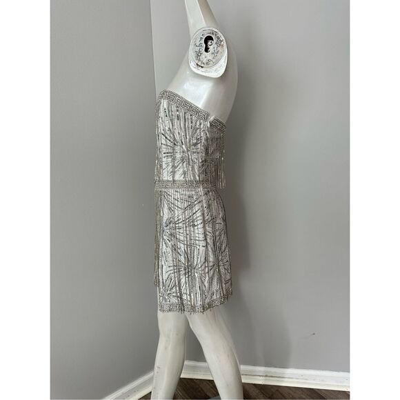 Retrofete | Dresses | Retrofete Dixie Sequin Fringe Dress | Poshmark